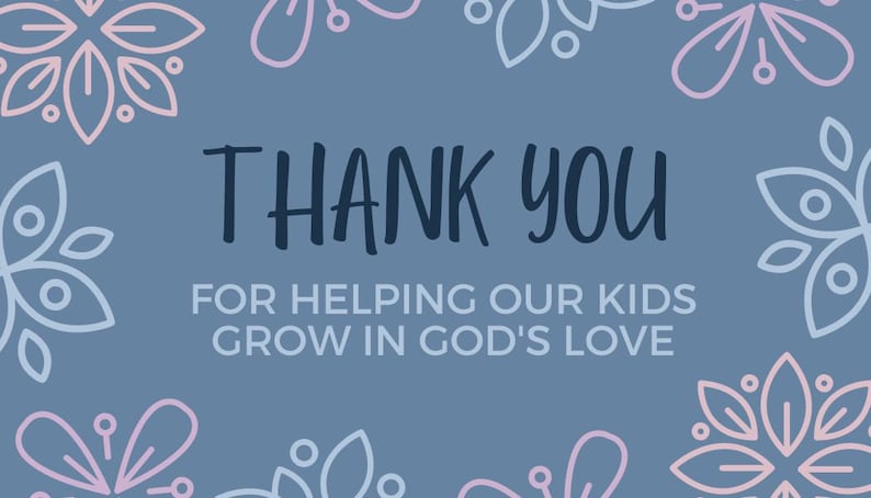 Sunday School Teacher Gift Tags - Etsy