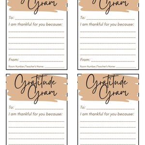 Gratitude Gram - Etsy