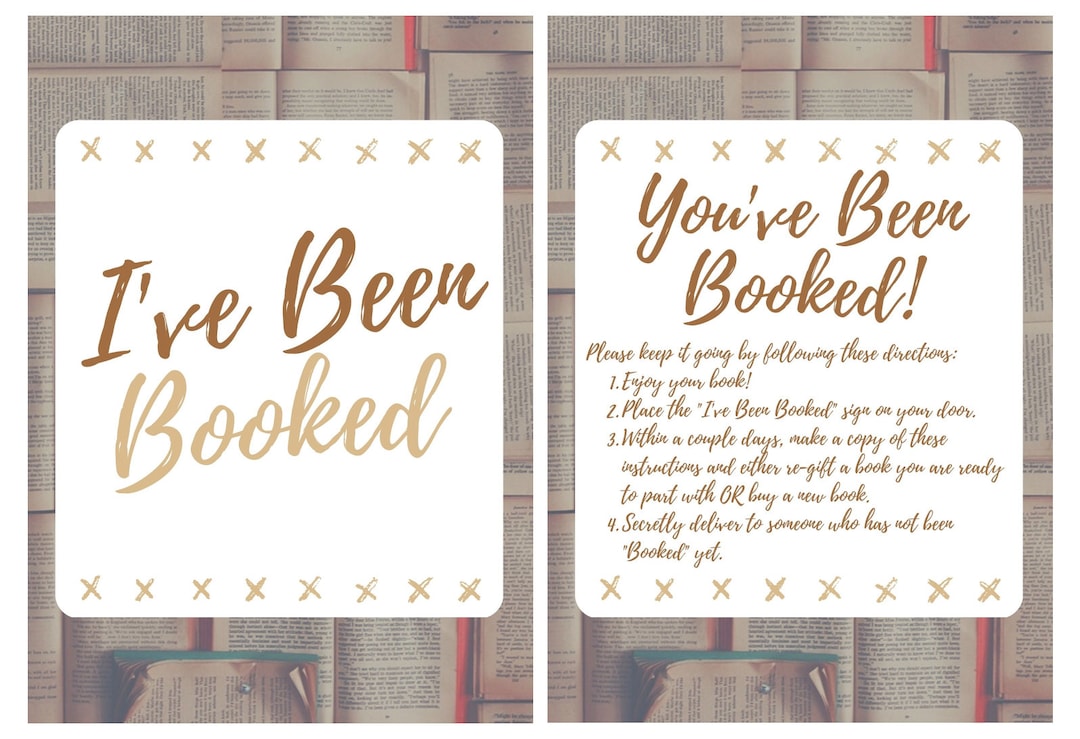 You've Been Booked - Etsy