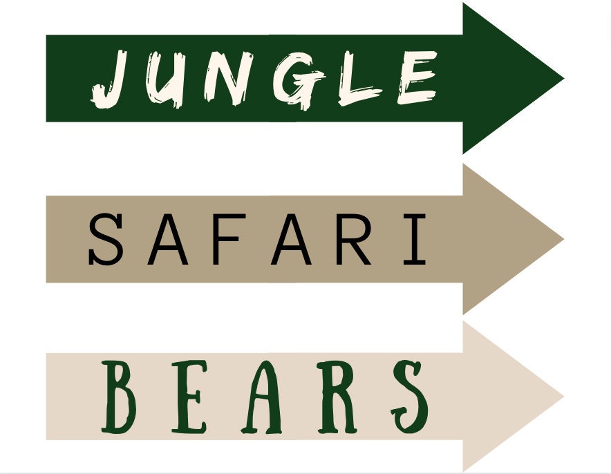 Welcome to the Jungle Themed Signage Trunk of Treat, Birthdays, Party ...