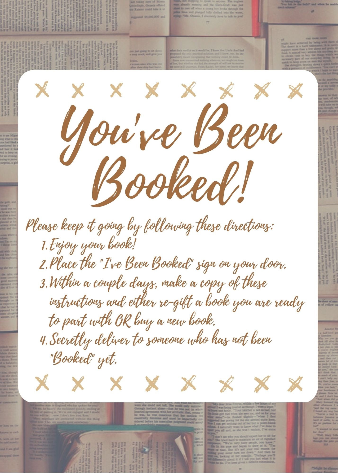 You've Been Booked - Etsy
