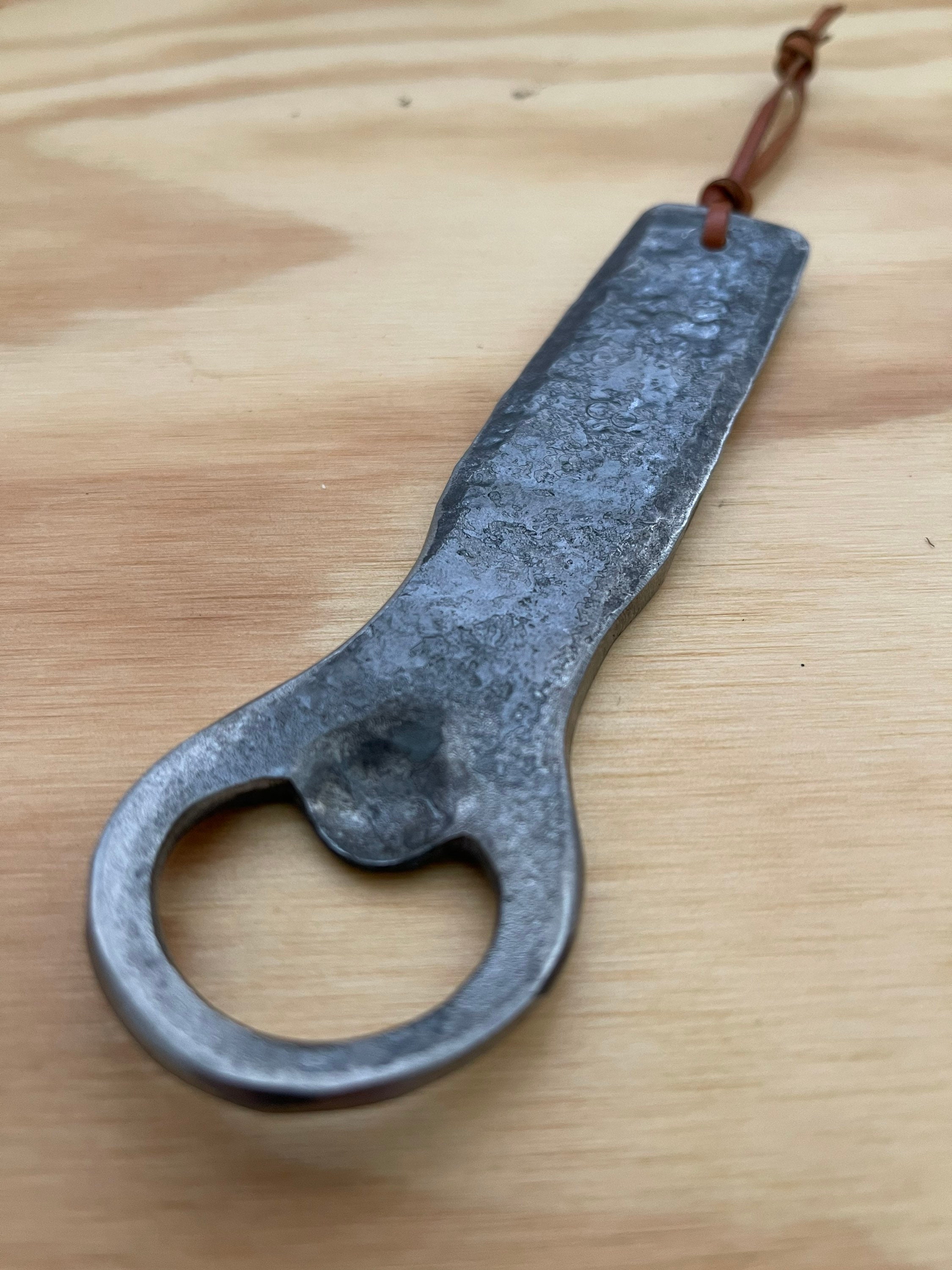 Personalised Hand Forged Bottle Opener Rustic Blacksmith - Etsy