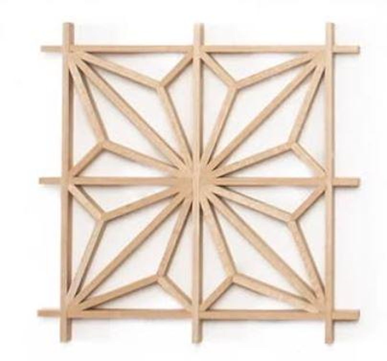 100mm Kumiko Asanoha DIY Plans - Full-scale Working Drawing and ...