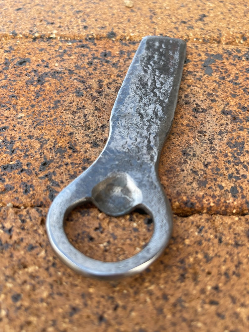 Personalised Hand Forged Bottle Opener Rustic Blacksmith - Etsy