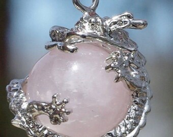 Blue Rose Quartz Dragon - Etsy