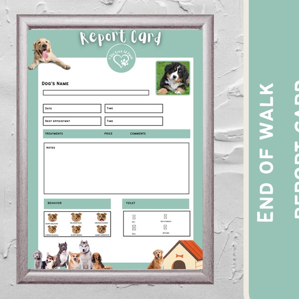 Dog Walking Client Form - Etsy