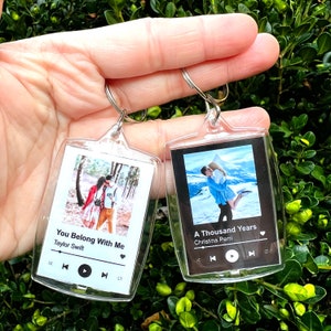 Personalized Song Keychain, Custom Music Keychain, Custom Anniversary ...