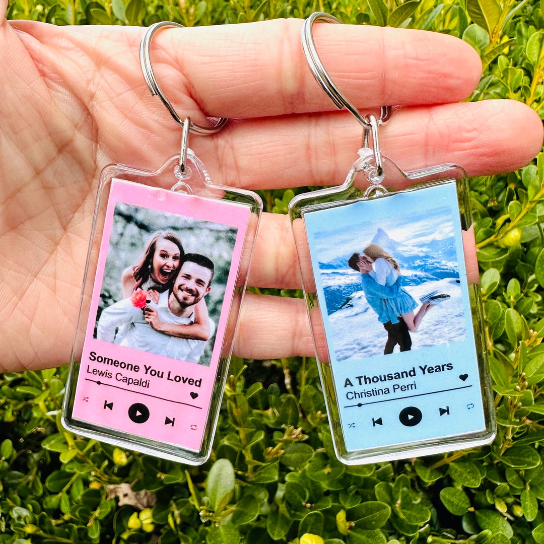 Personalized Song Keychain Custom Music Keychain Custom - Etsy