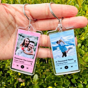 Personalized Song Keychain Custom Music Keychain Custom - Etsy
