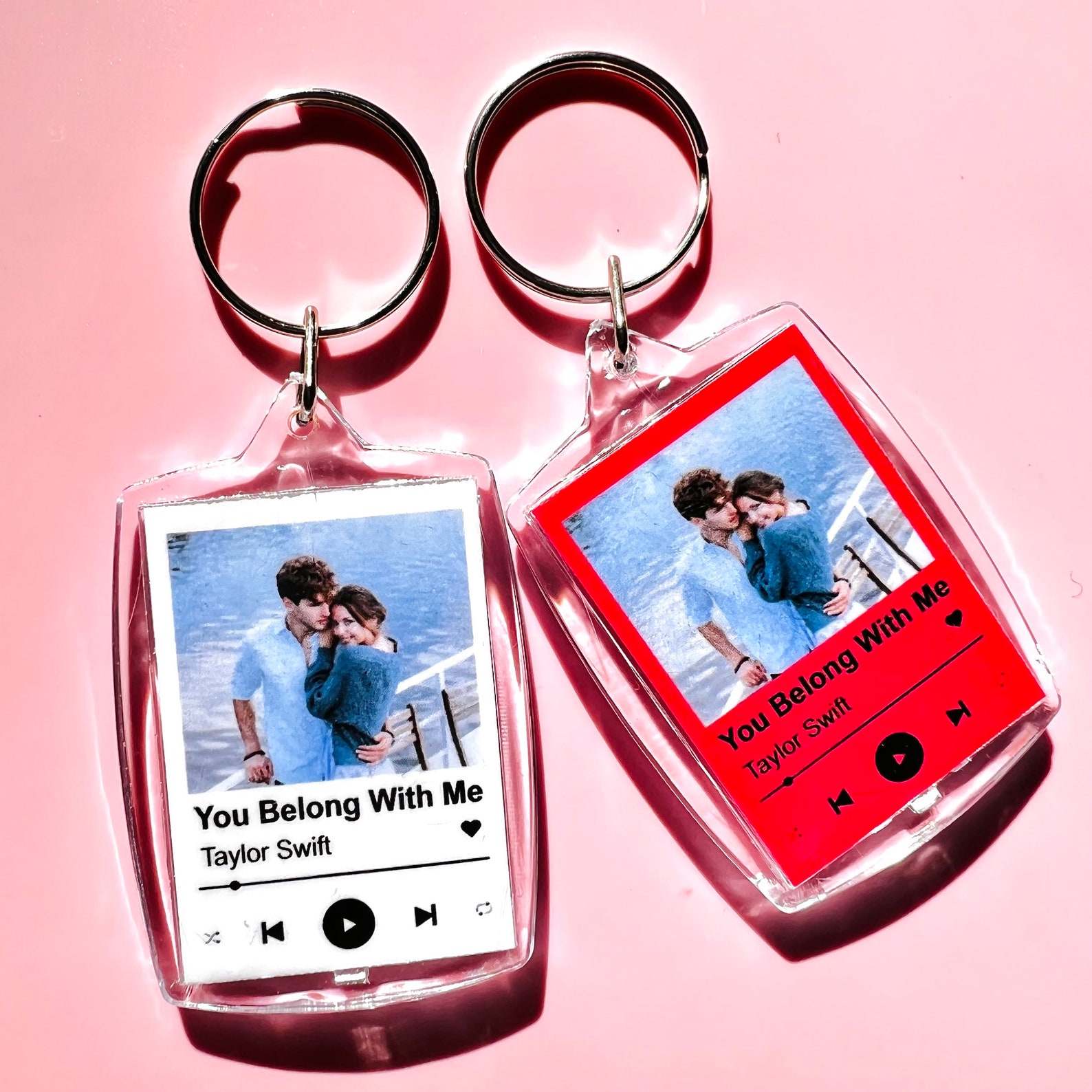 Custom Song Keychain Custom Your Photo Your Song Your - Etsy