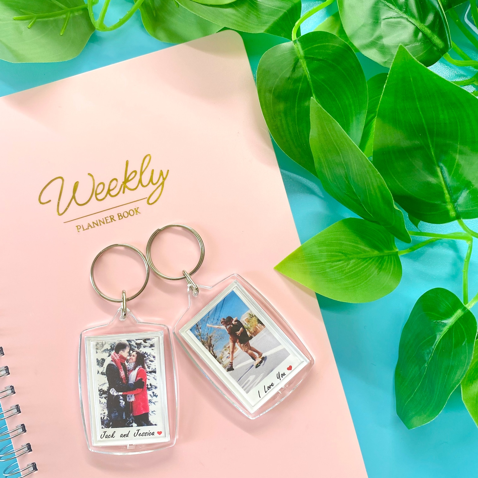 Custom Personalized Photo Keychain, Personalized Keychain, Anniversary ...