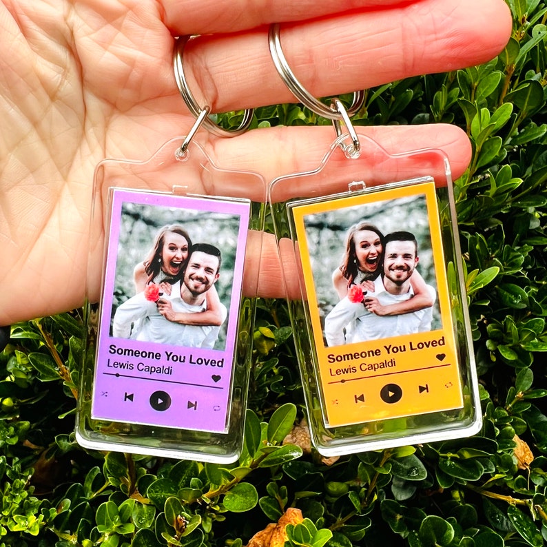 Personalized Song Keychain Custom Music Keychain Custom - Etsy