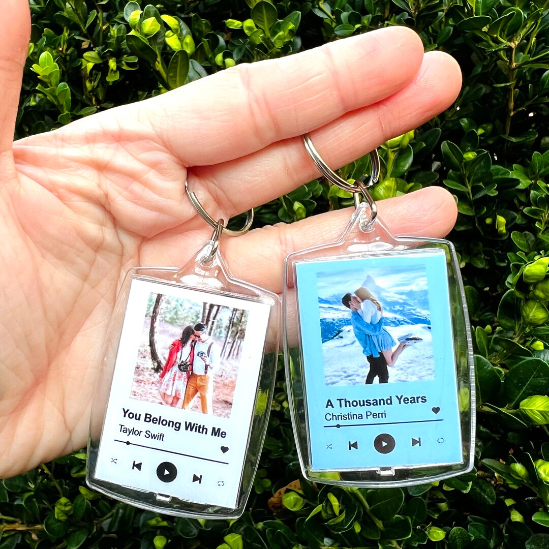 Custom Song Keychain, Custom Your Photo, Your Song, Your Unique ...