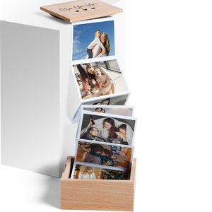 Personalized Pull Out Photo Box, Mother's Day Gift, Gift for Mom, Gift ...