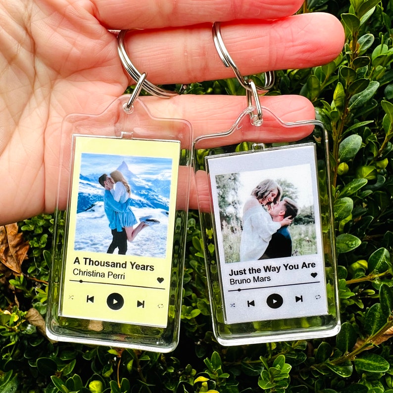 Personalized Song Keychain Custom Music Keychain Custom - Etsy