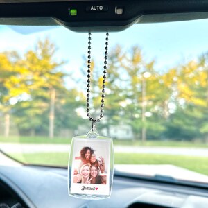 Customized Photo Car Charm, Custom Car Hanging, Customized Photo ...