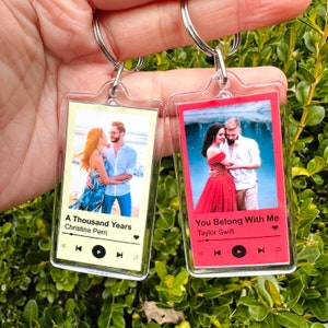 Personalized Song Keychain Custom Music Keychain Custom - Etsy