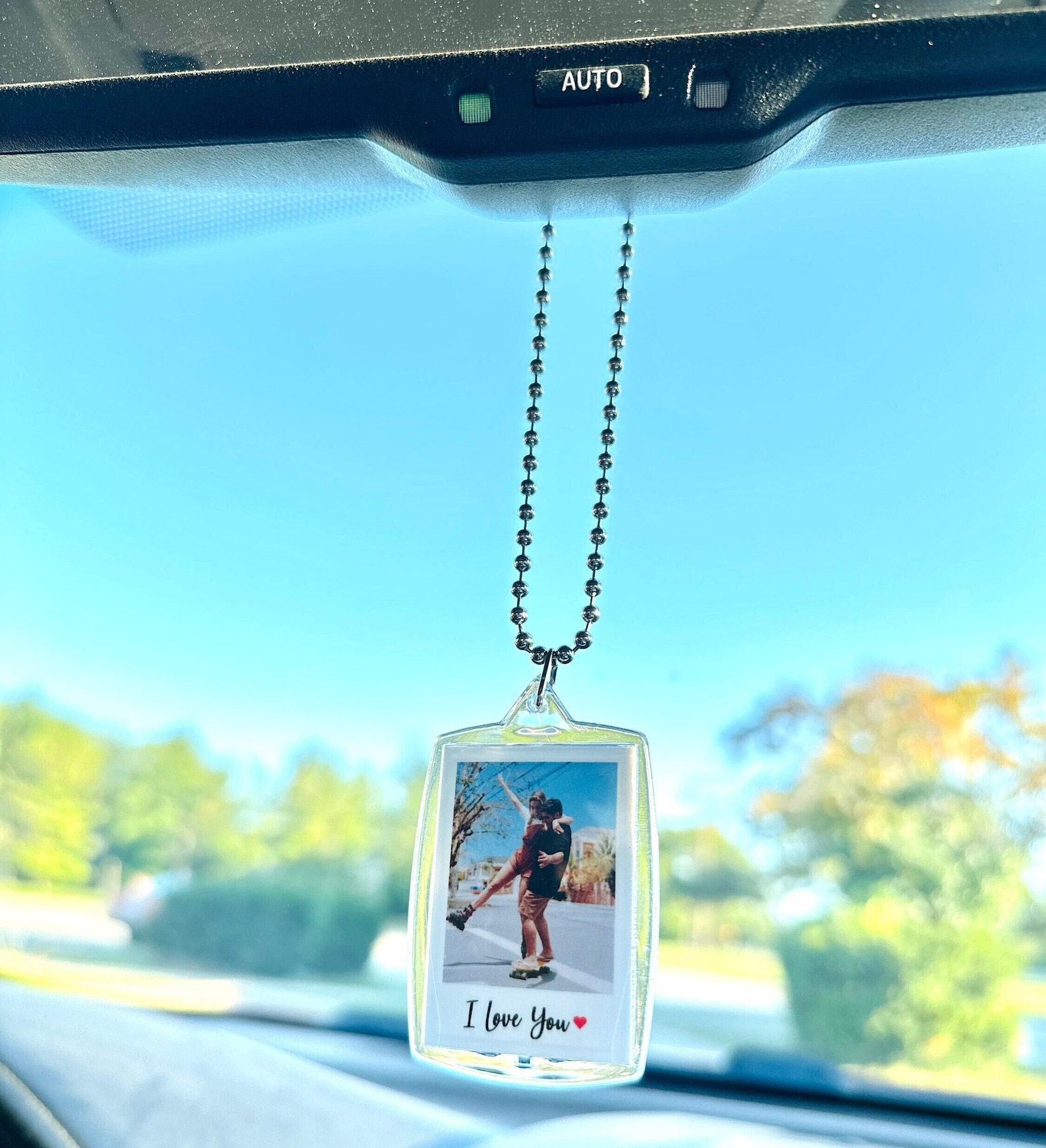 Personalized Photo Car Ornament, Custom Car Hanging, Customized Car ...