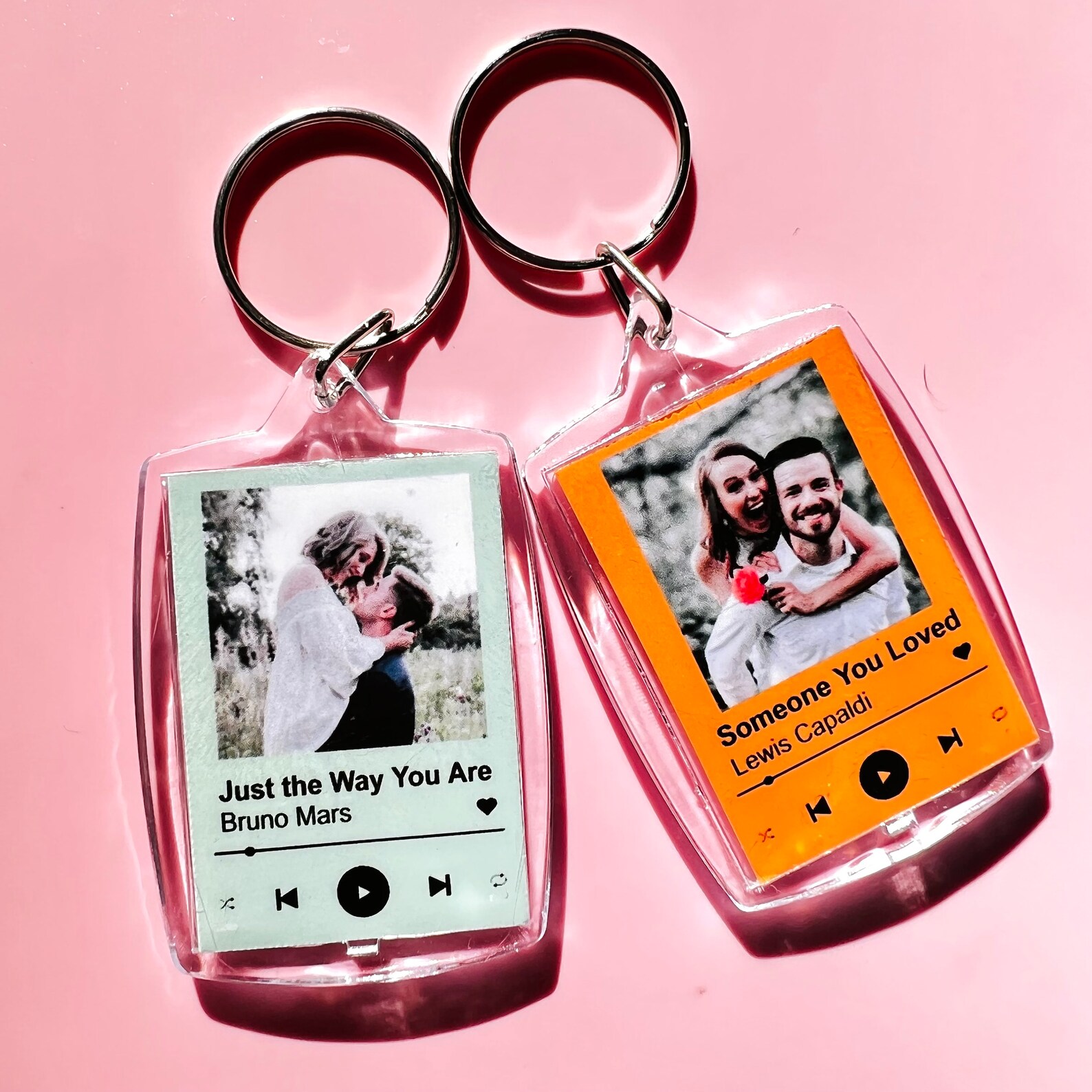 Custom Song Keychain Custom Your Photo Your Song Your - Etsy