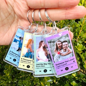 Personalized Song Keychain Custom Music Keychain Custom - Etsy