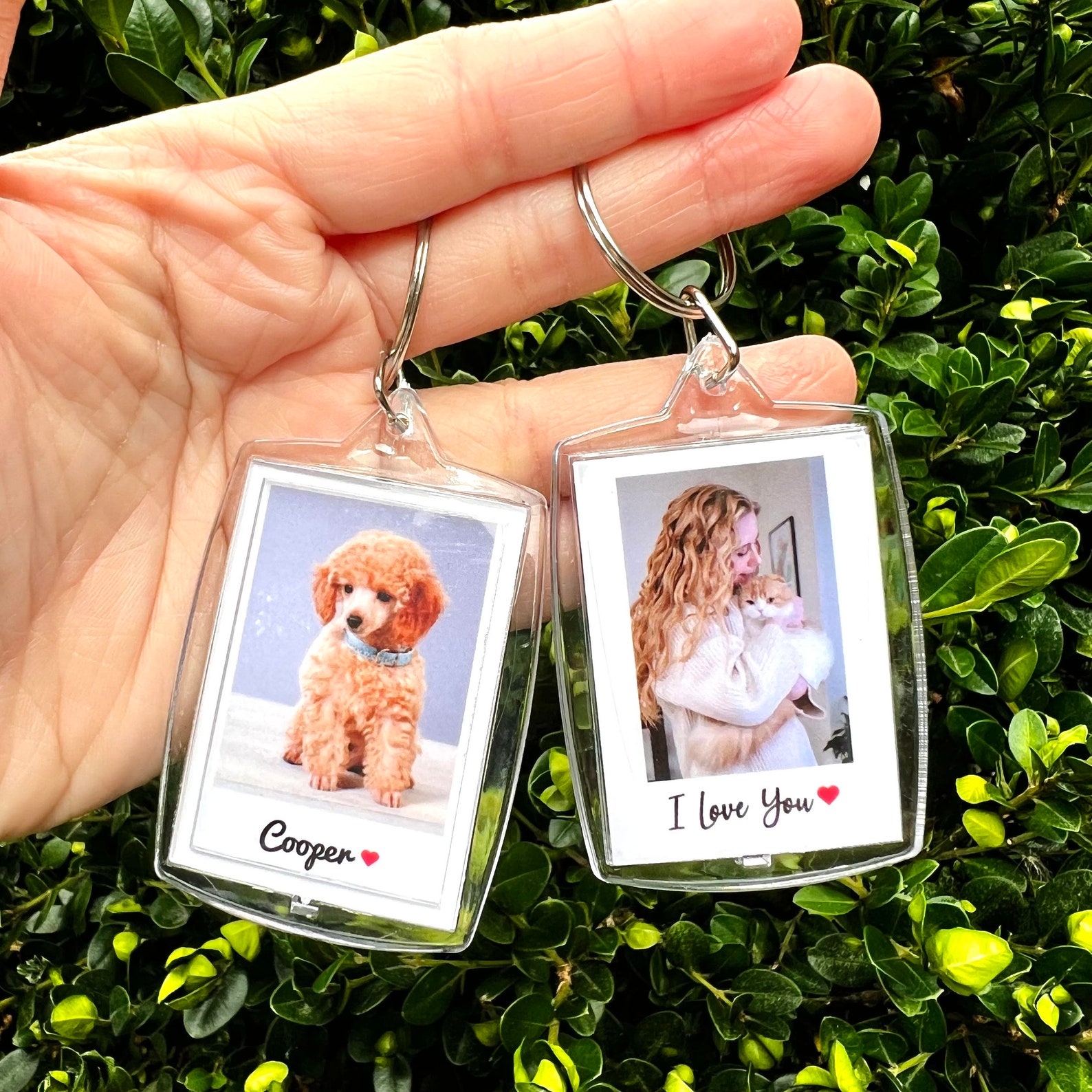 Custom Personalized Photo Keychain, Personalized Keychain, Anniversary ...