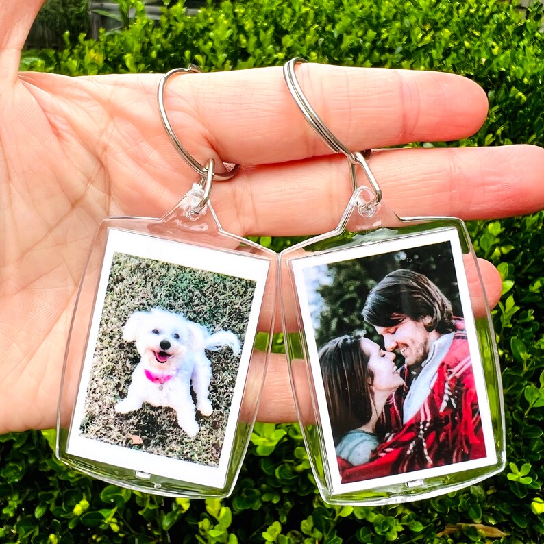 Custom Personalized Photo Keychain Personalized Keychain - Etsy