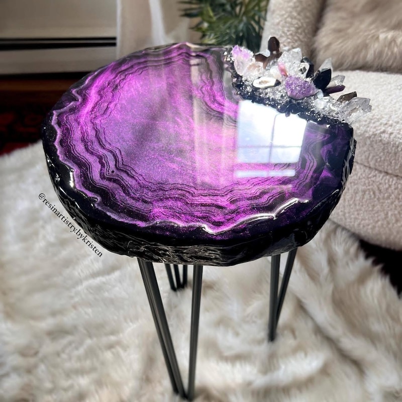 Amethyst Table - Etsy