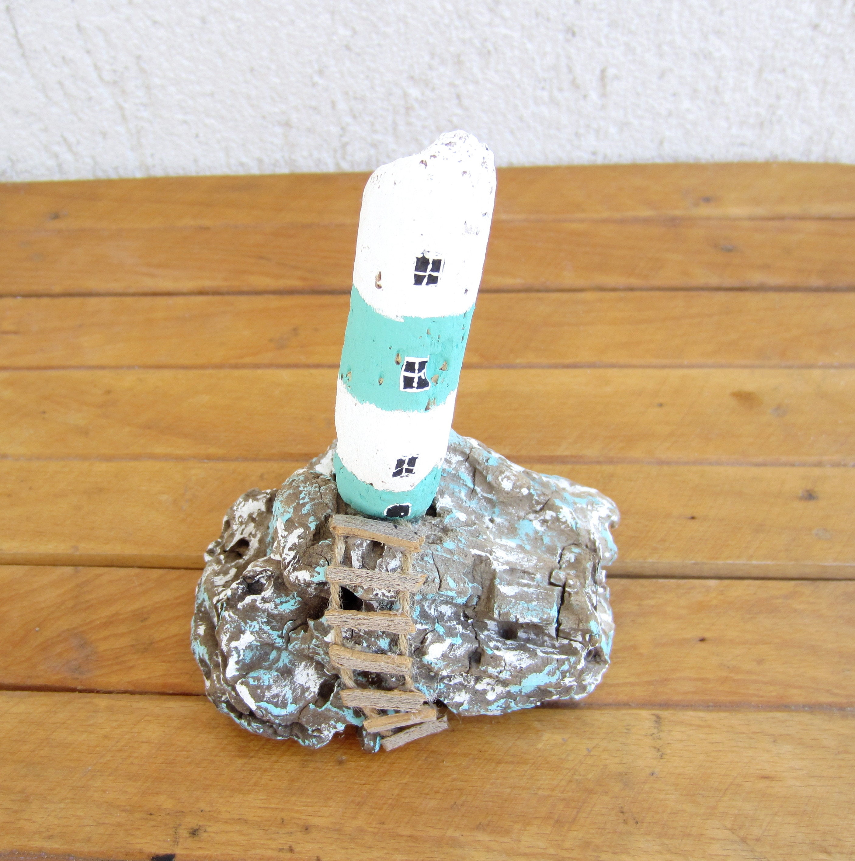 Rustic Lighthouse Desk Table Decoration, Nautical Decorations for Home ...