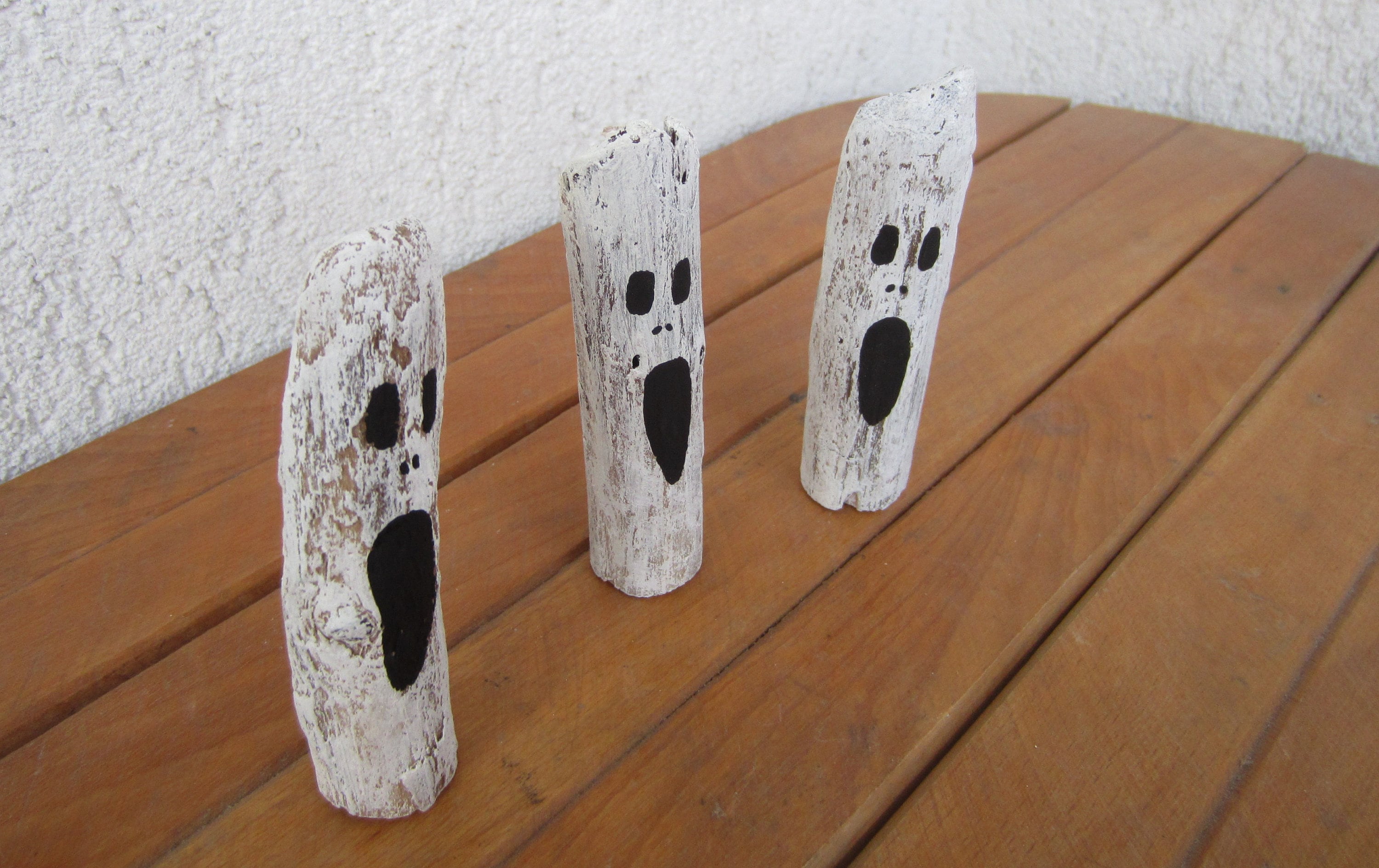 Mini Wooden Ghosts Home Decor, Primitive Wood Ghosts, Driftwood Ghosts ...