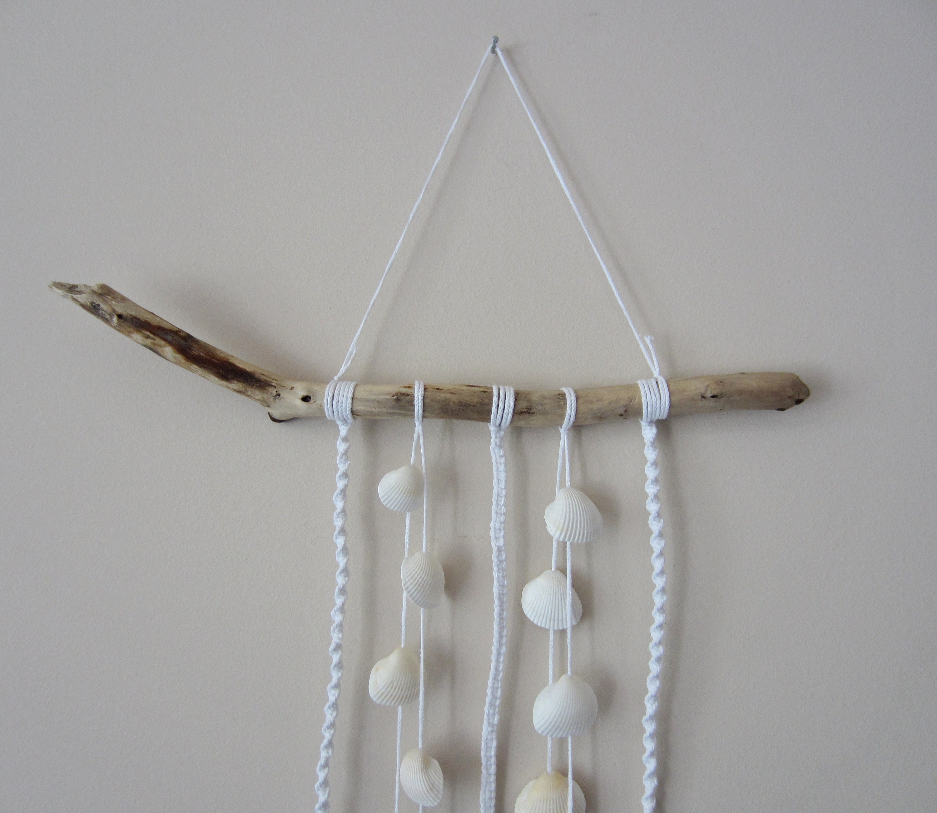 Macrame Wall Decor Macrame and Seashells Wall Hanging - Etsy