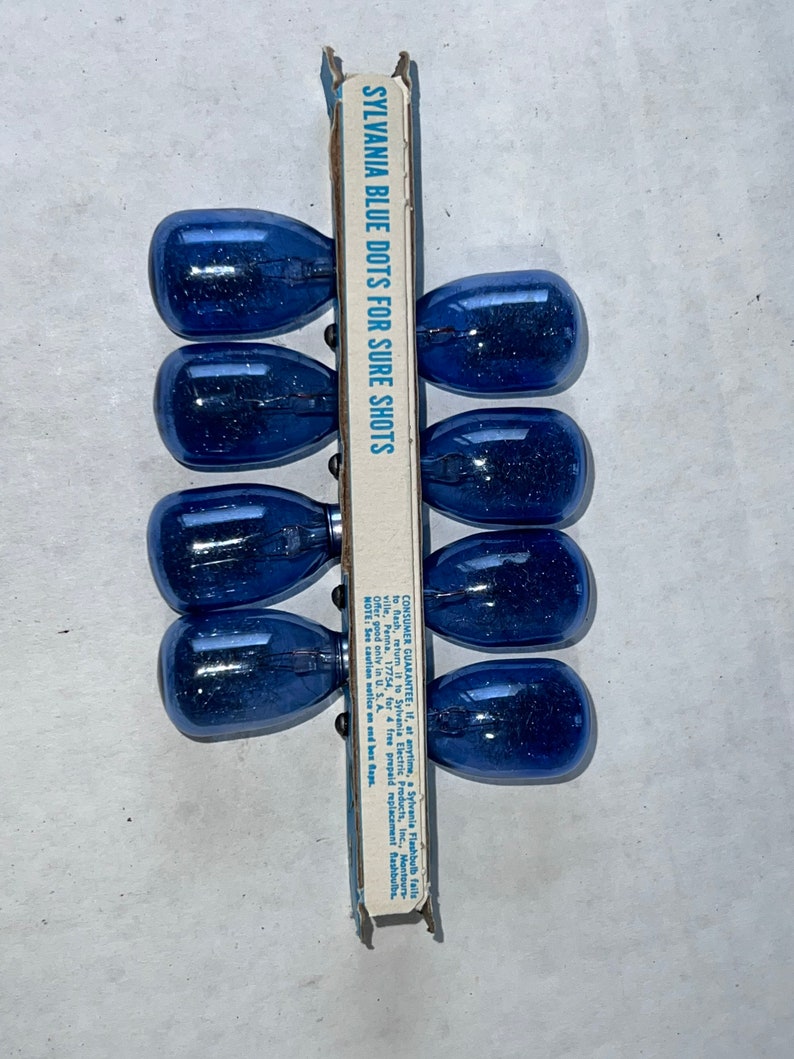Sylvania Blue Dot Flash Bulbs - Etsy