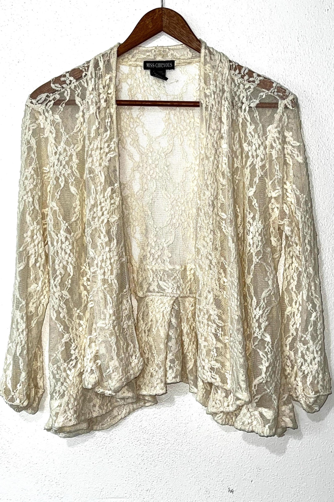 Miss Chievous Open From Lace Cardigan Size XL - Etsy