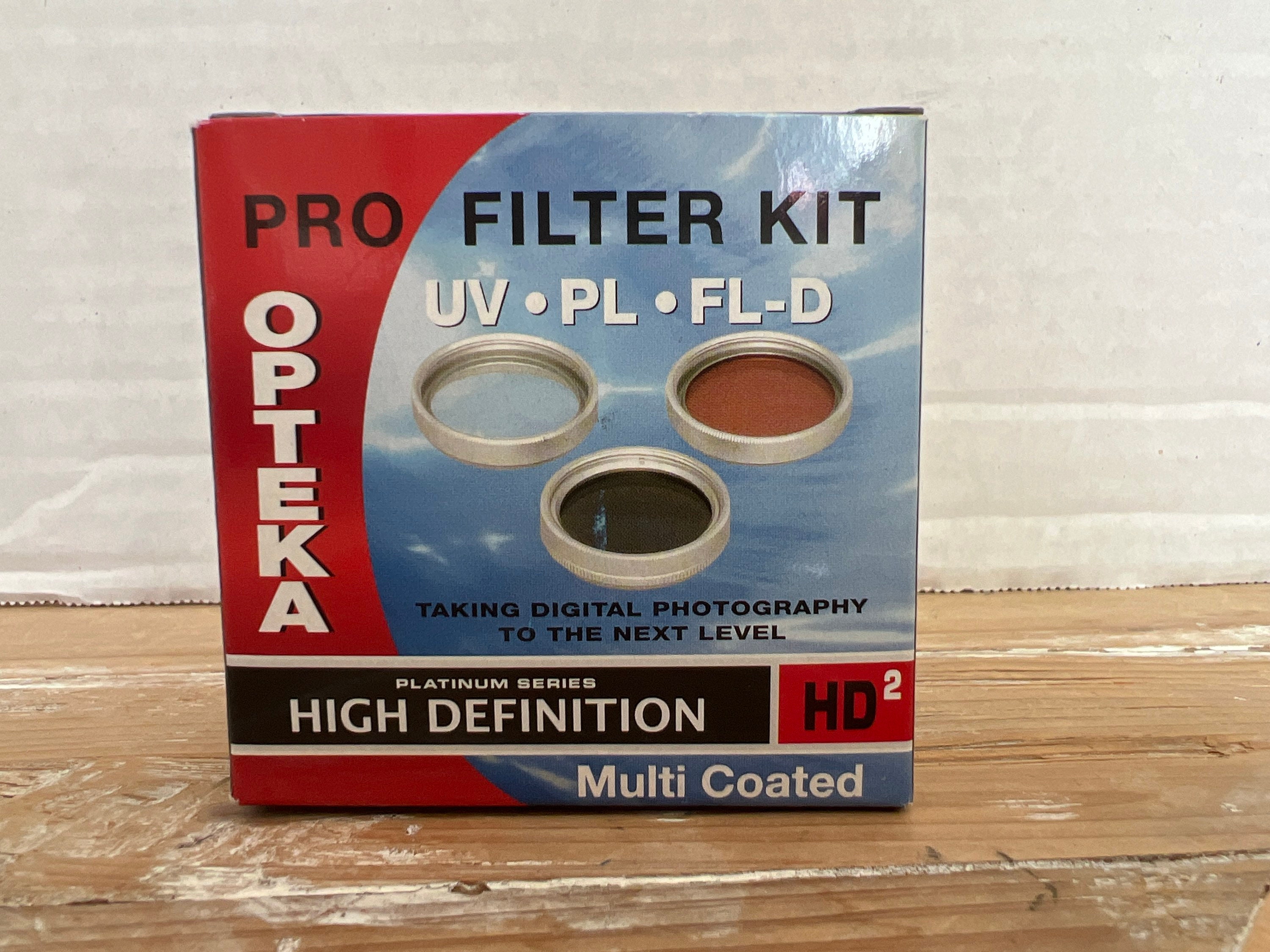 Opteka 3 Piece Pro Filter High Definition Kit With Case - Etsy