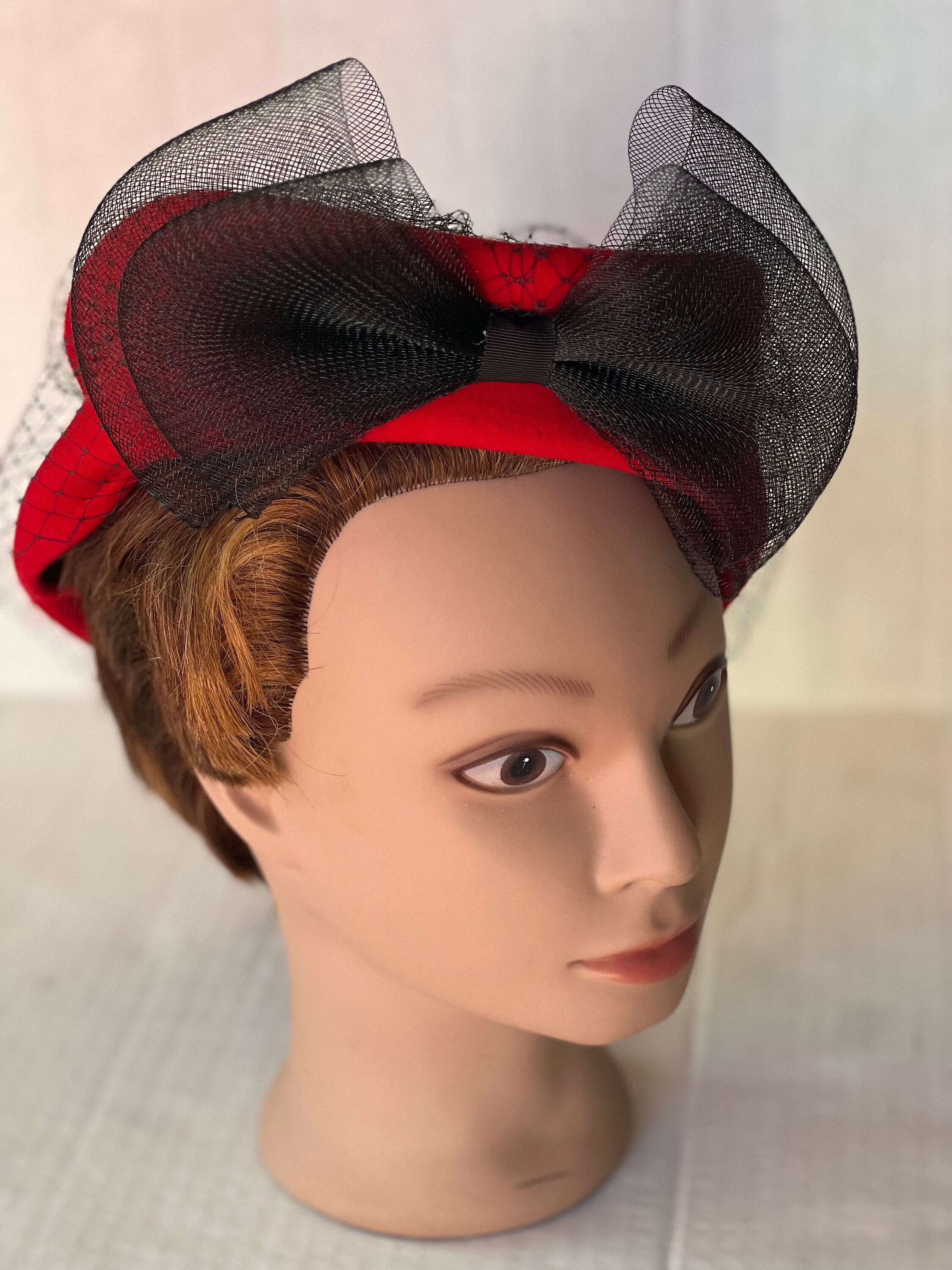 Bollman Wool Felt Red Hat - Etsy