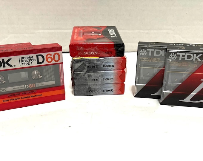 TDK D90 High Output Low Noise IEC 1/type 1 90 Min Cassette Tape 10 Pack New - Etsy