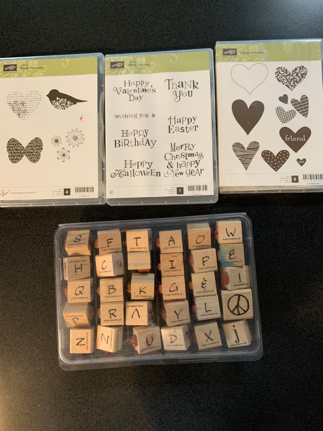 Rubber Stamps Alphabet - Etsy