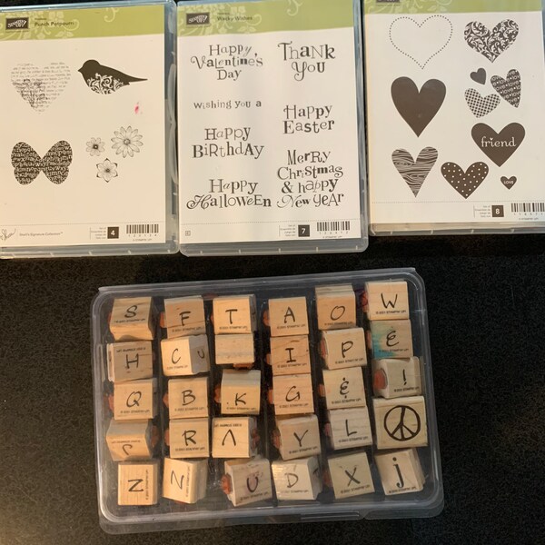 Cursive Alphabet Stamps - Etsy