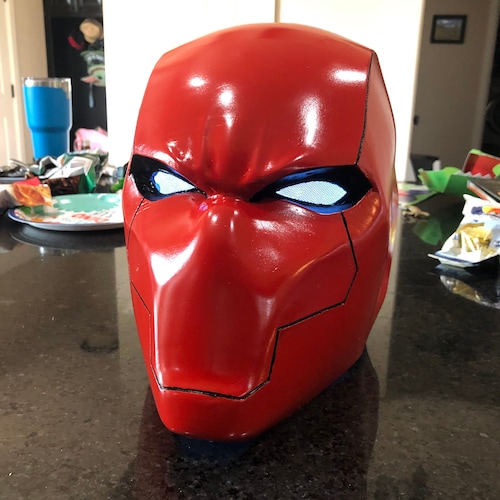 Red Hood Outlaw Mask Helmet Cosplay STL 3D Print File - Etsy