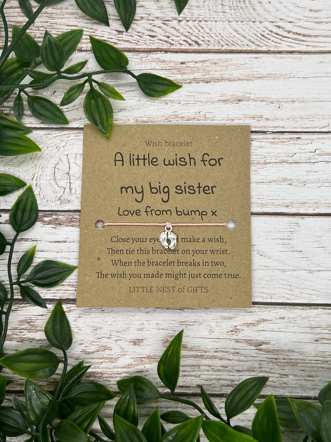 Big Sister to Be Gift - Gift From Bump - Sister Gift From Bump - Big ...