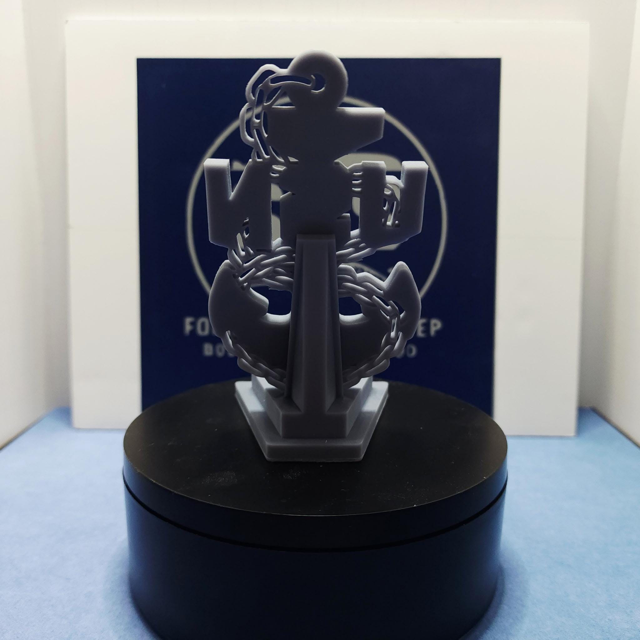 US Navy Anchor Phone Stand | 3D Printed USN Cell Holder | CPO Desk Gift ...