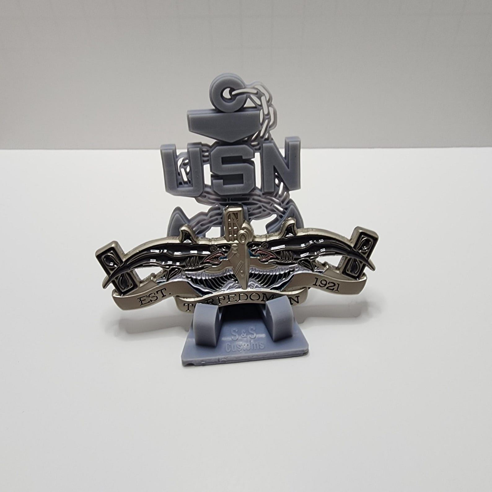 Navy Chief Anchor Display Stand (CPO/SCPO/MCPO) - Etsy