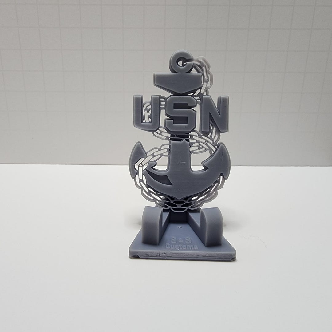 Navy Chief Anchor Display Stand (CPO/SCPO/MCPO) - Etsy