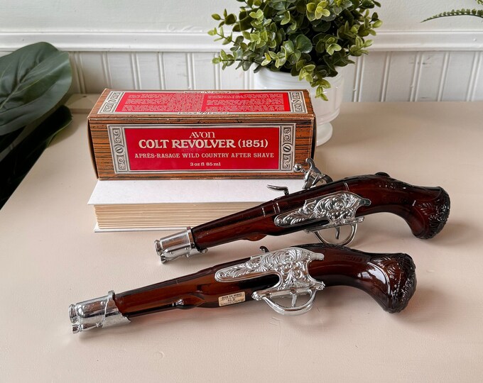 Vintage 1970's Avon Colt Revolver (1851) Deep Woods After Shave 3 Fl Oz ...
