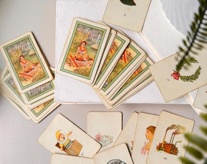 RARE Vintage 1923 Teuila Isobel Field Strong Fortune Telling Cards ...