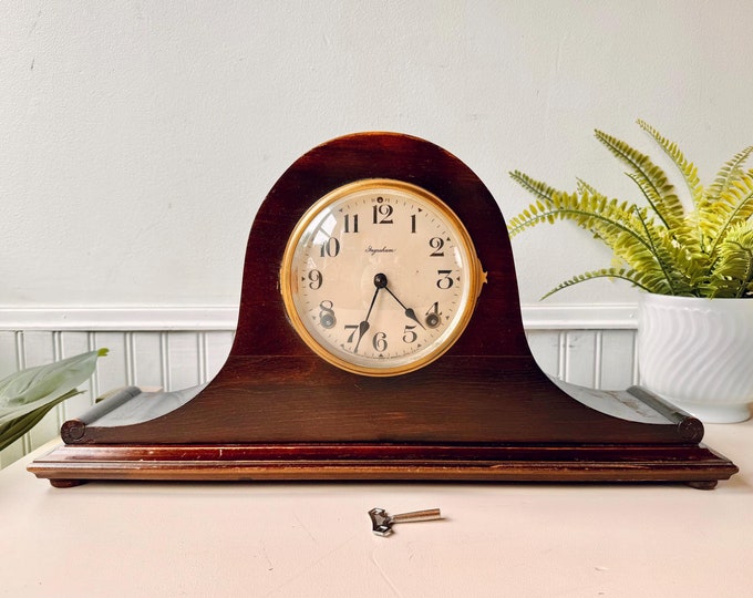 Vintage 1920s the E. Ingraham Company CAMEO Mantel Clock With Key-wound ...