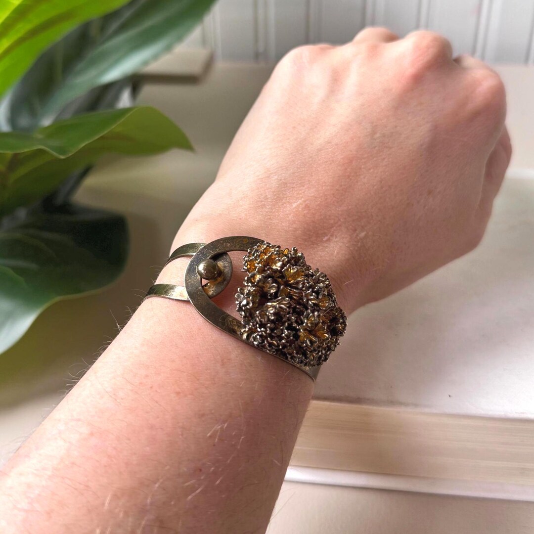 RARE Vintage 1960s Flora Danica Sterling Silver 925 and Gold Plated ...