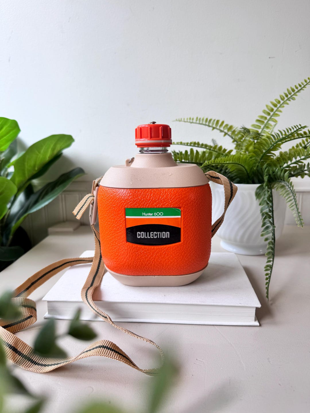 Vintage 1980s Lion Star Hunter 600 Canteen, Retro Camping Water Bottle ...