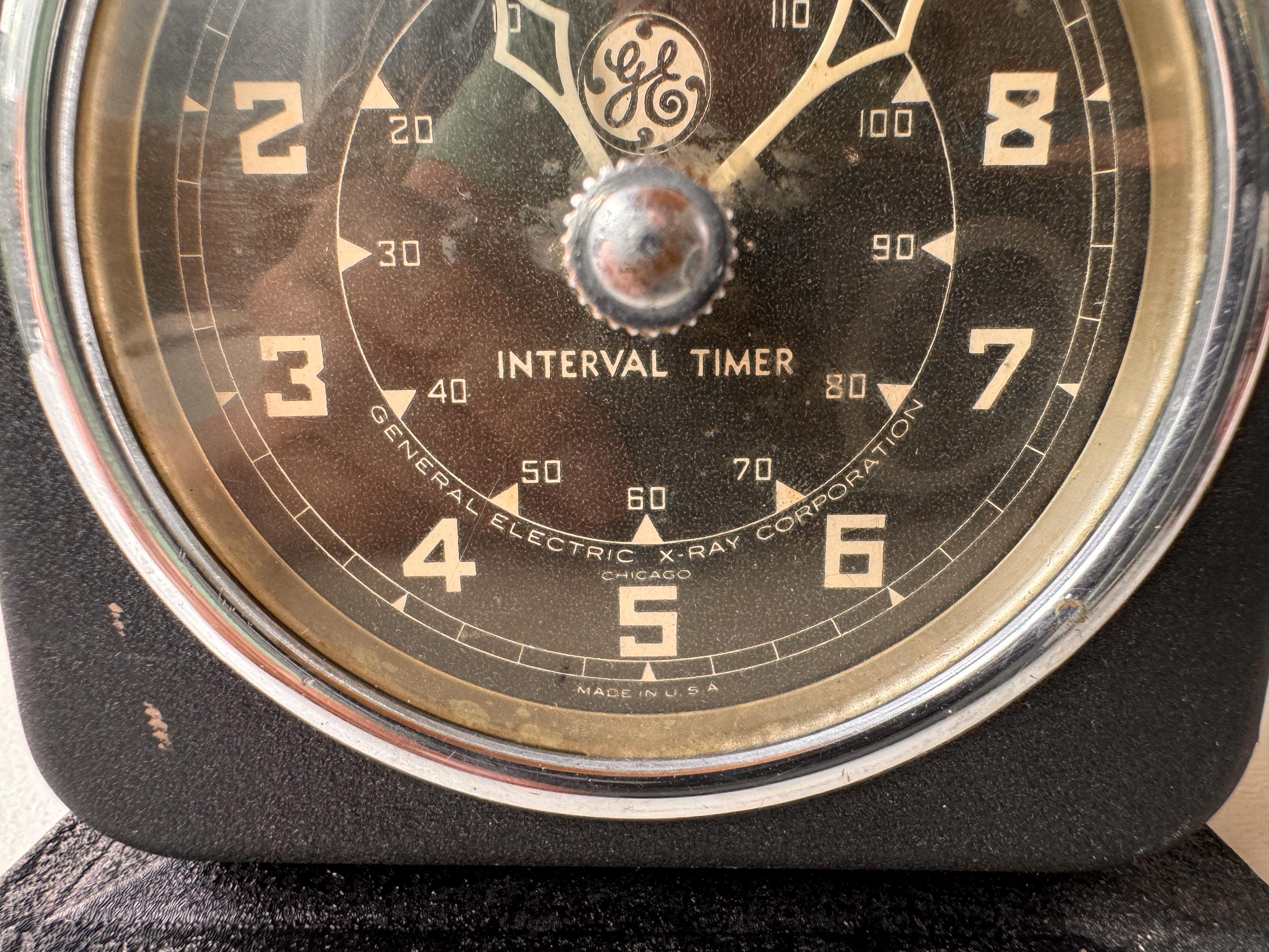 Vintage 1950s General Electric X-ray Medical Interval Timer, MCM Mid ...