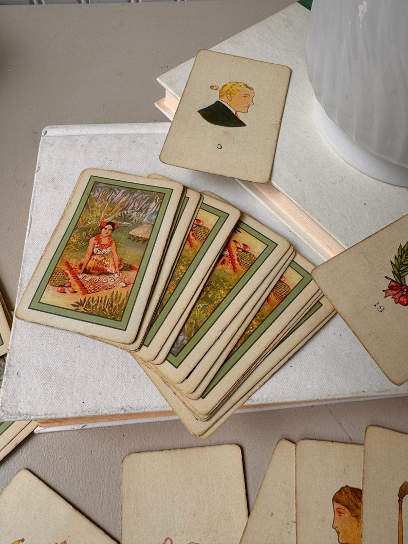 RARE Vintage 1923 Teuila Isobel Field Strong Fortune Telling Cards ...