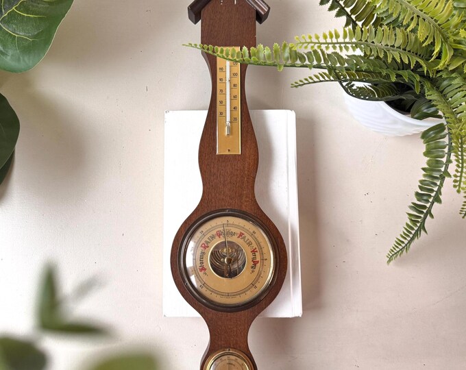 Vintage Weather Station - Baro-hygro-thermometer - Etsy